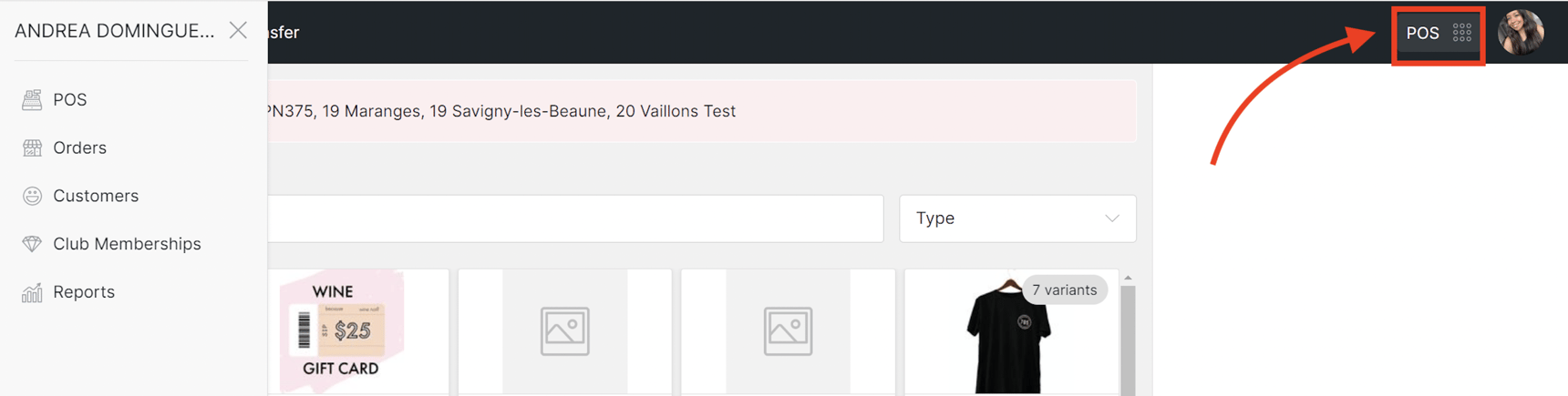 POS: Navigation Overview